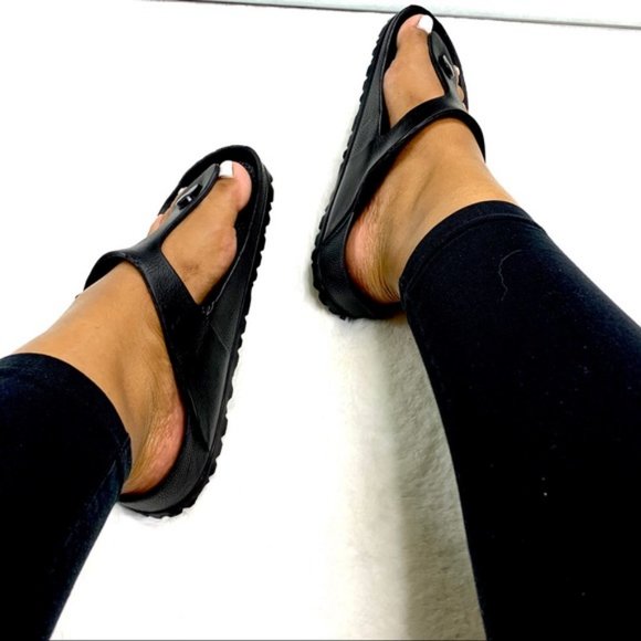 Shoes | Foam Style Thong Sandals In Black | Poshmark